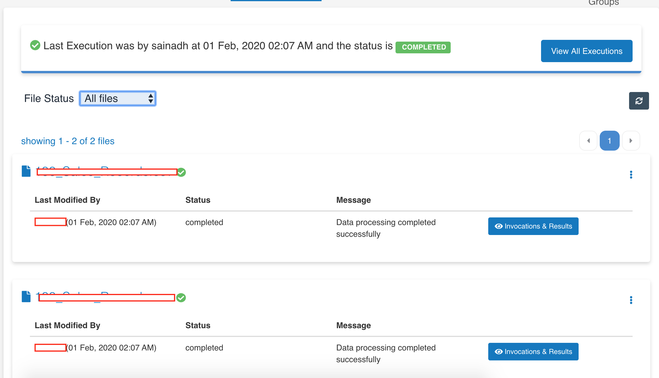 Run data reload | Amorphic Docs