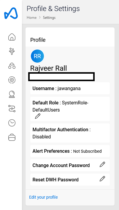Profile | Amorphic Docs