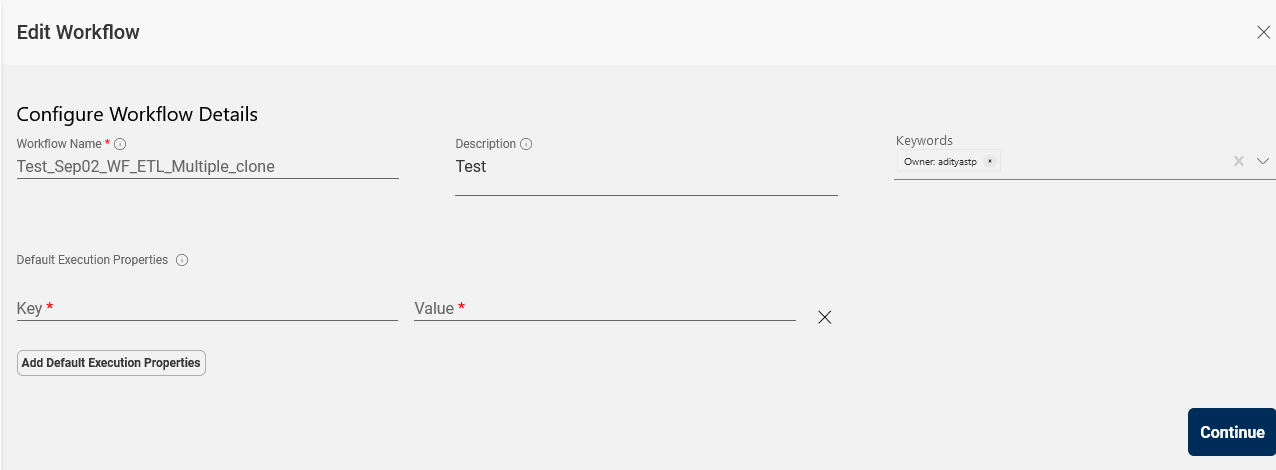 Workflows | Amorphic Docs